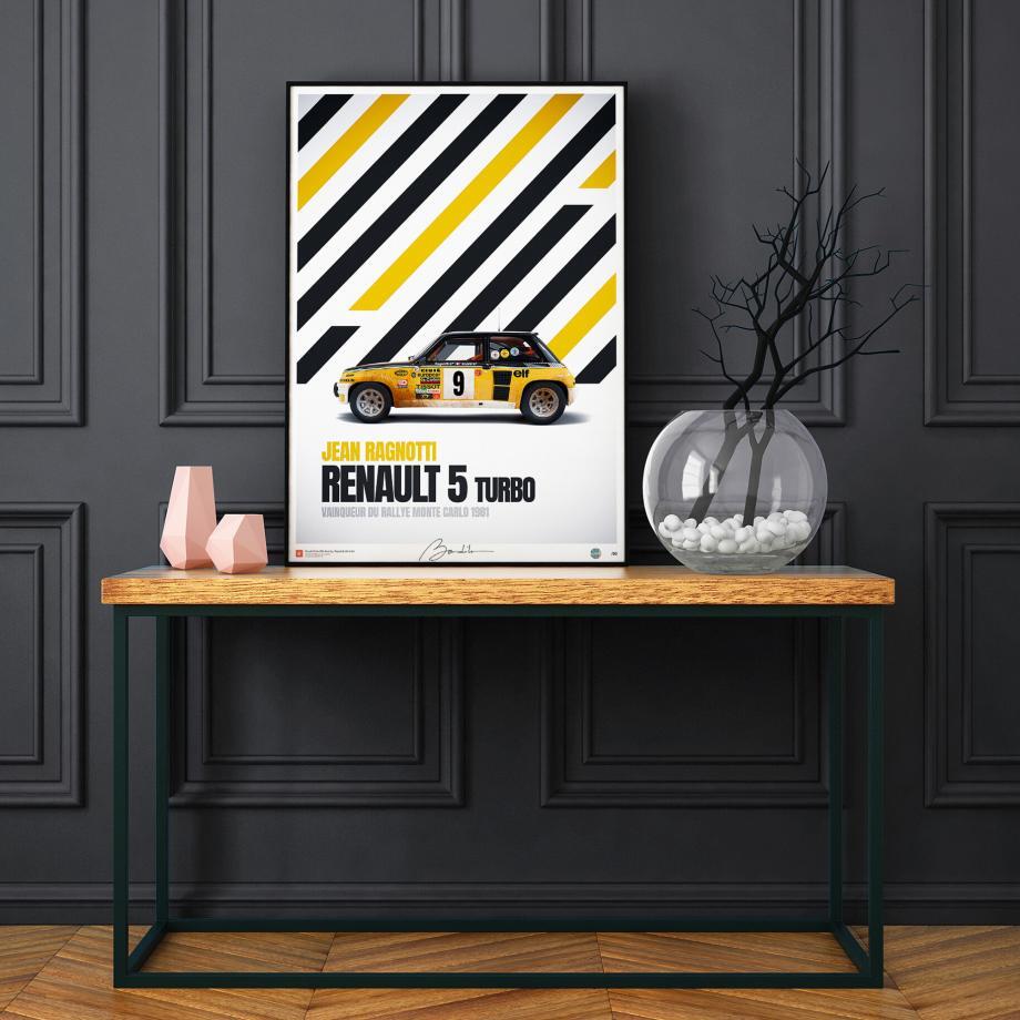 Poster Renault 5 Turbo - Rallye Monte-Carlo 1981 - Exclusive Edition ...