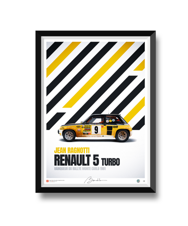 Poster Renault 5 Turbo - Rallye Monte-Carlo 1981 - Exclusive Edition ...