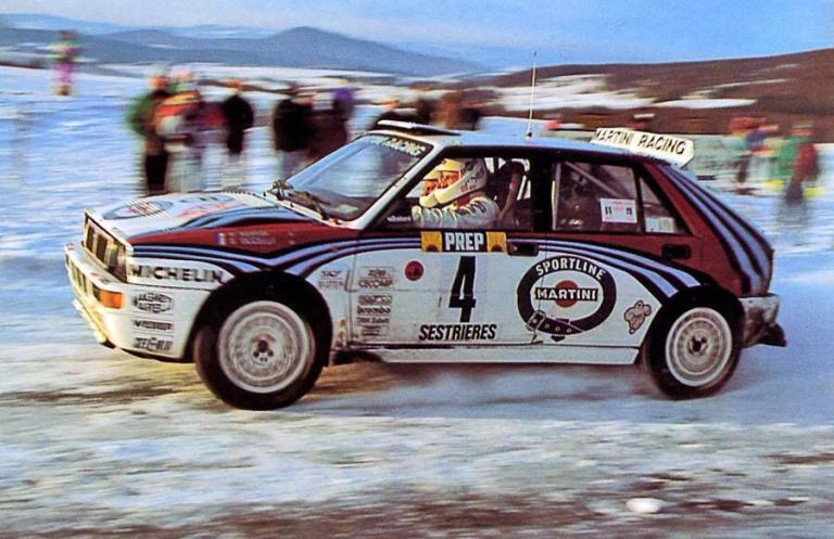 Poster Lancia Delta HF Integrale - Monte-Carlo 1992